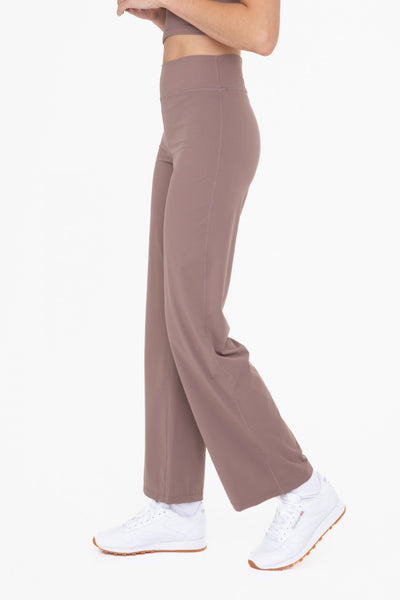 Mono B Deep Taupe Wide Leg Pants | Purple Door Boutique | Commerce GA